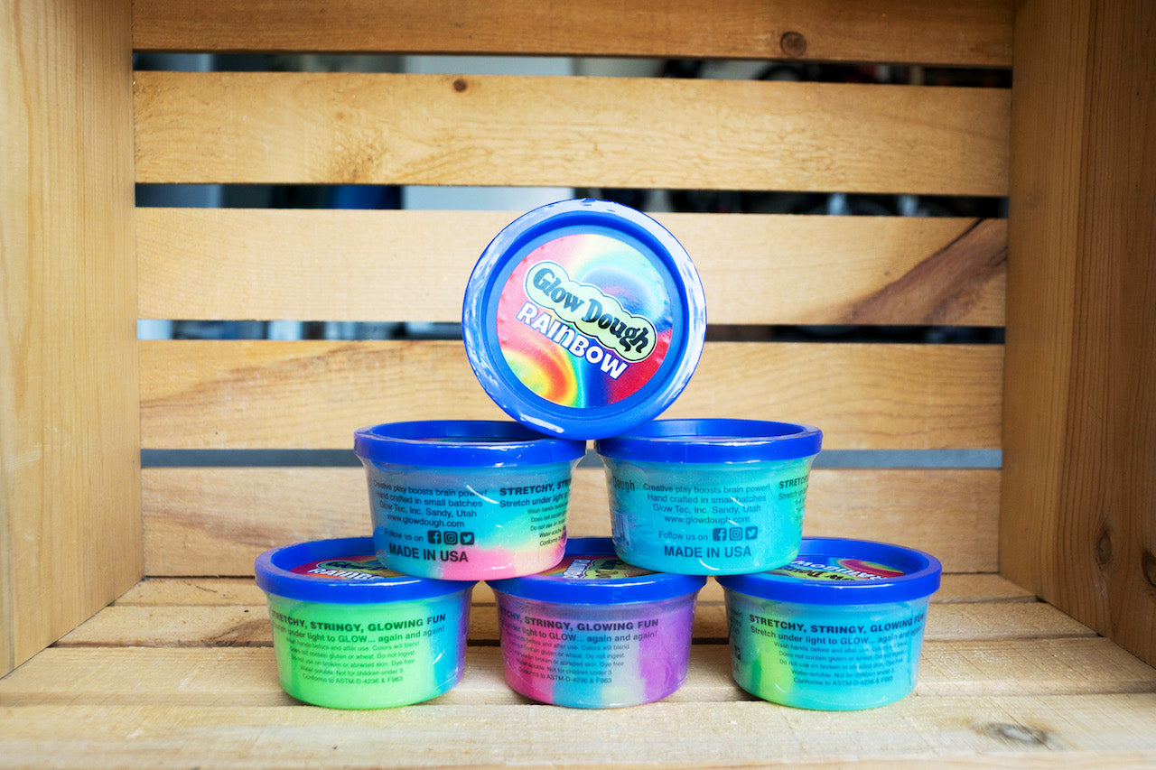 Rainbow Glow Dough